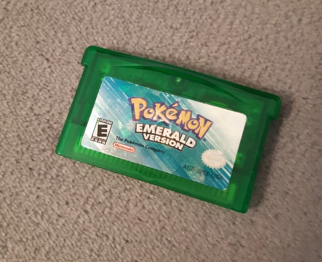 POKEMON EMERALD VERSION Nintendo Gameboy Advance NTSC USA Genuine EUR ...