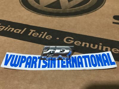 VW GOLF MK4 R32 R Logo Steering Wheel Badge Emblem Genuine OEM NOS ...
