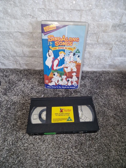 SING ALONG SONGS - 101 Notes Of Fun VHS Video PAL Disney EUR 11,64 ...