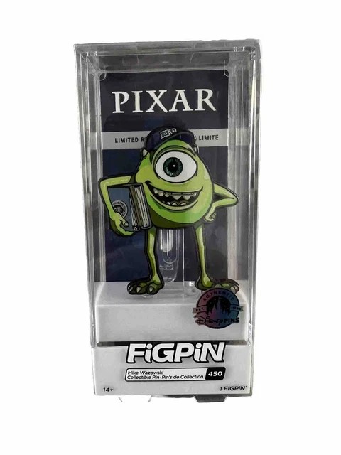 DISNEY PARKS 2022 FIGPIN #450 Mike Wazowski Monsters Inc Pixar Pin LR ...