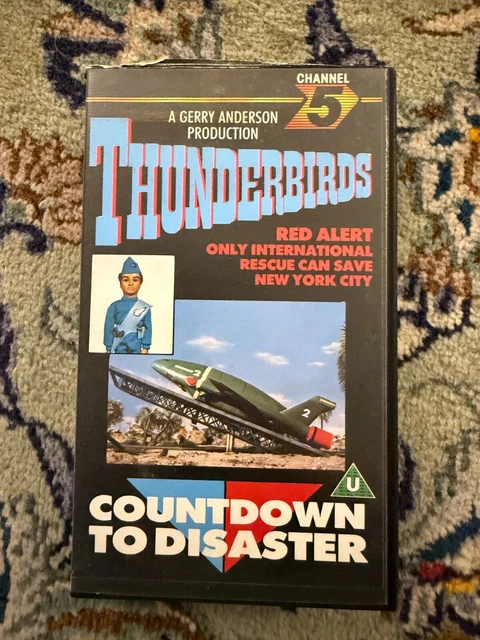 THUNDERBIRDS, COUNTDOWN TO Disaster VHS Video Retro - VERY GOOD ...