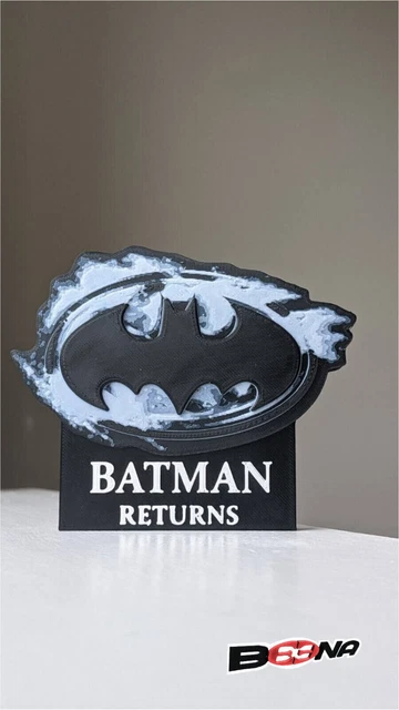 DECORATIVE SELF STANDING BATMAN RETURNS logo display £20.00 - PicClick UK