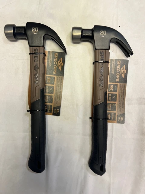 2-PACK SPEC OPS Tools Fiberglass Hammer, 20 oz $38.99 - PicClick