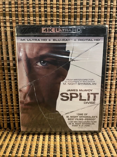 SPLIT 4K (2-DISC UHD/Blu-ray)M. Night Shyamalan/James Mccavoy/Anya ...