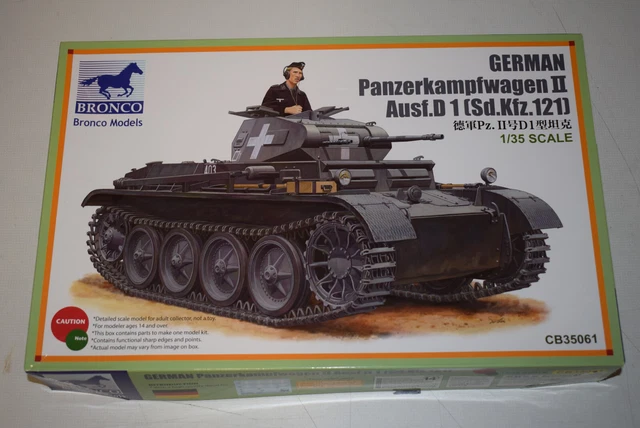 BRONCO 35061 PANZERKAMPFWAGEN II Ausf. D 1 Sd.Kfz.121 1:35 NEU mit OVP ...