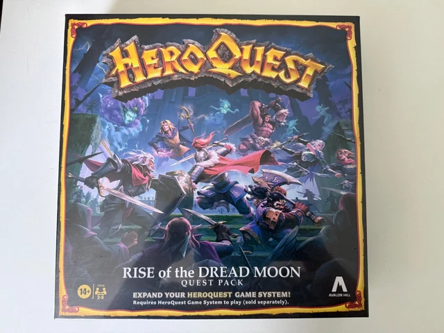 HEROQUEST BOARD GAME Rise of the Dread Moon Quest Pack Expansion New ...
