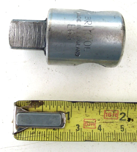 VINTAGE BRITOOL E63 - T Bar Bit Only - 1/2" Sq Drive £9.99 - PicClick UK