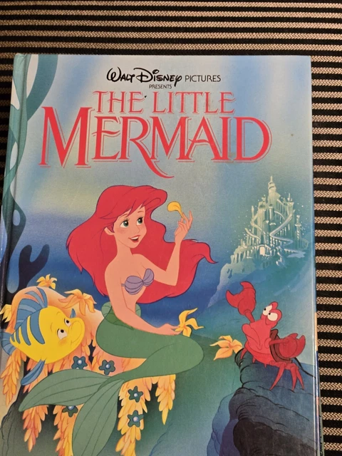 THE LITTLE MERMAID Walt Disney BIG Gallery Books Hardcover Classic ...