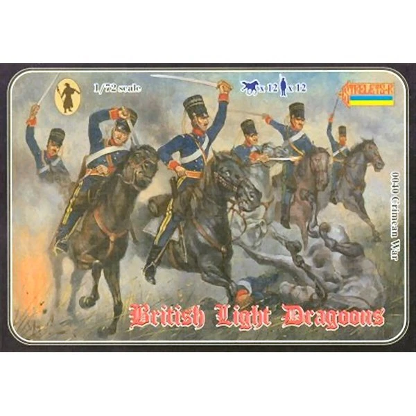 STRELETS R0040 BRITISH Light Dragoons 1/72 scale plastic model Figures ...