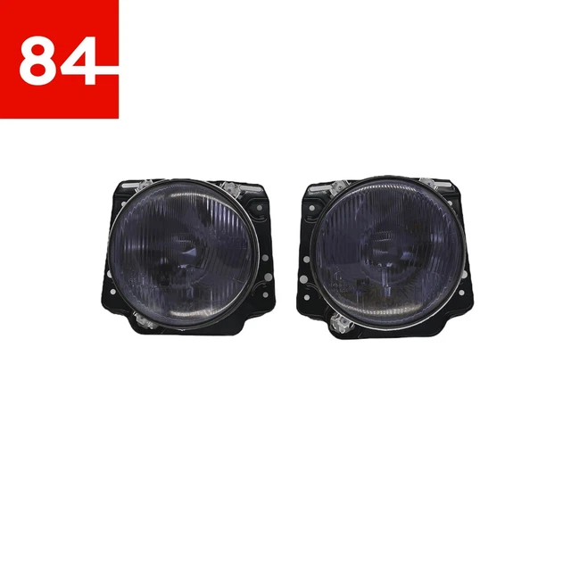 VW GOLF 2 Scheinwerfer mit Lampenträger Standlicht H4 84-92 SCHWARZ ...
