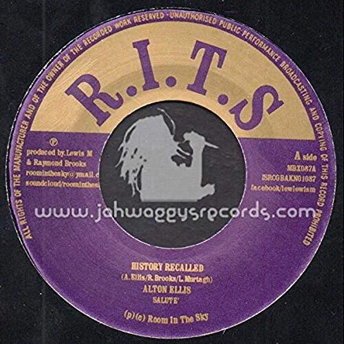 ALTON,GREGORY ISAACS ELLIS History Recalled / Hunger For 7 Inch Vinyl ...