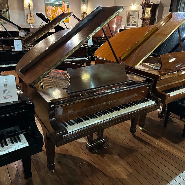 STEINWAY & SONS Model M Baby Grand Piano Preowned JANUARY SALE SHERWOOD ...
