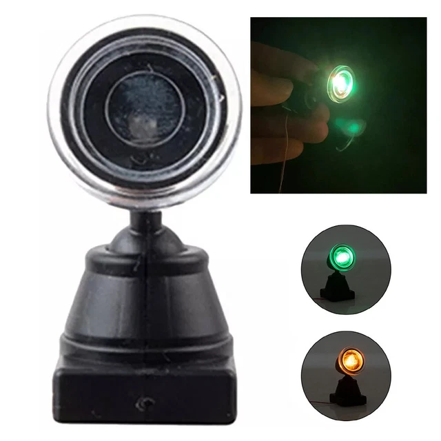 MINI LAMPES DE Signalisation Projecteur Miniature Maquette Setup Model ...