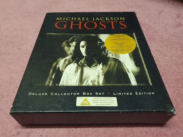 MICHAEL JACKSON GHOSTS Deluxe Collectors Box Set limited edition VHS & 2 x CDs £52.72 - PicClick UK