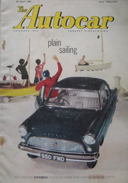 AUTOCAR MAGAZINE 29 July 1960 featuring Hartwell Rapier, Paul Frere Le ...