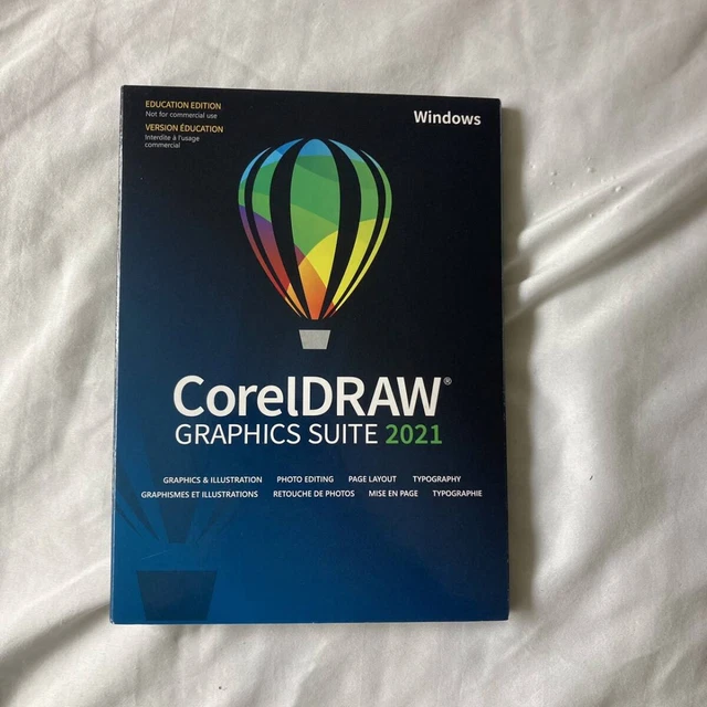 CORELDRAW GRAPHICS SUITE 2021 Education Edition Windows package version ...