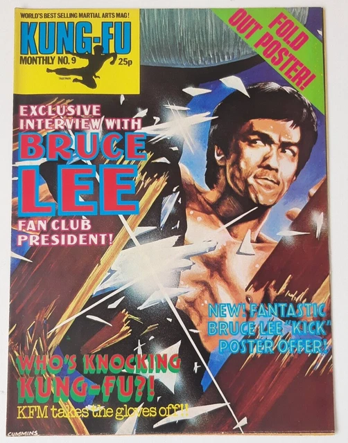 BRUCE LEE 1970S Kung Fu Monthly Poster Magazine No 9 £8.00 - PicClick UK