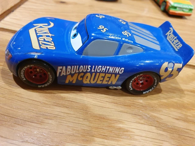 DISNEY PIXAR CARS Diecast Blue Lightning Mcqueen # 95 Rare £8.00 ...