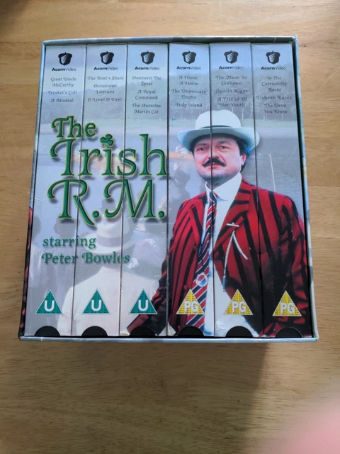 THE IRISH R.M. VHS Complete Box Set 6 Video Tapes Peter Bowles Classic ...