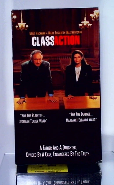 CLASS ACTION 1991 VHS Tape Gene Hackman Mary Elizabeth Mastrantonio ...
