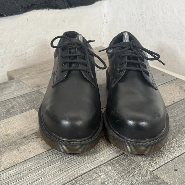 DR MARTENS STEEL Toe Safety Shoes Black UK 11 Slip Resistant Work ...