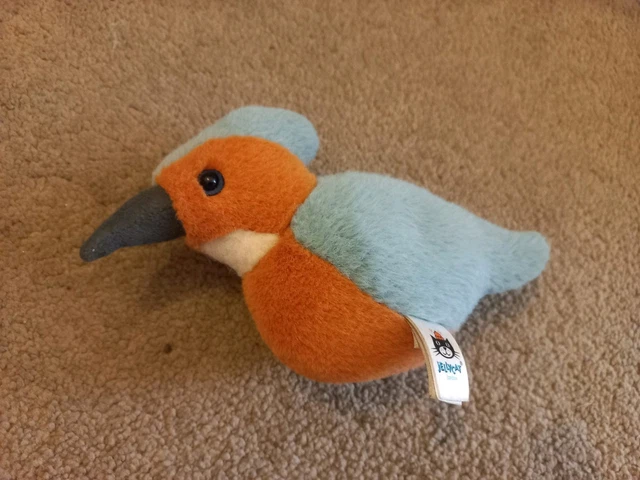 JELLYCAT BIRDLING KINGFISHER Soft Toy Plush Colourful Stuffed Animal £ ...