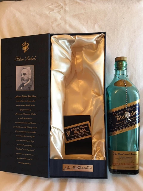 Johnnie Walker Blue Empty Bottle À VENDRE! - PicClick FR
