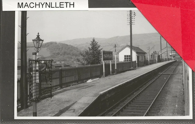 MACHYNLLETH RAILWAY STATION - Cambrian - 1959 - Photo Print In Sleeve ...