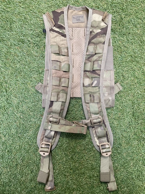 BRITISH ARMY H-TYPE Yoke Virtus Molle Webbing MTP Camo Issued Surplus ...
