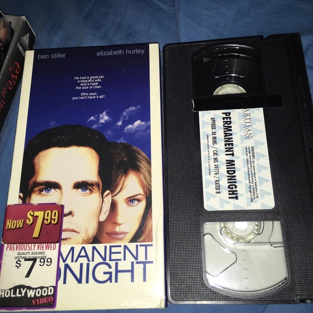 PERMANENT MIDNIGHT VHS, 2000 Ben Stiller Elizabeth Hurley £7.72 ...