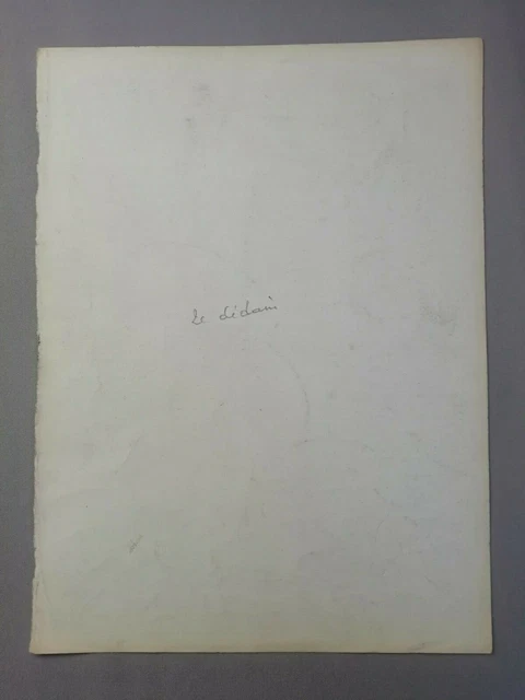 DESSIN SIGNÉ DE Charles BONNARDEAUX Esquisse Portrait femme le dédain ...