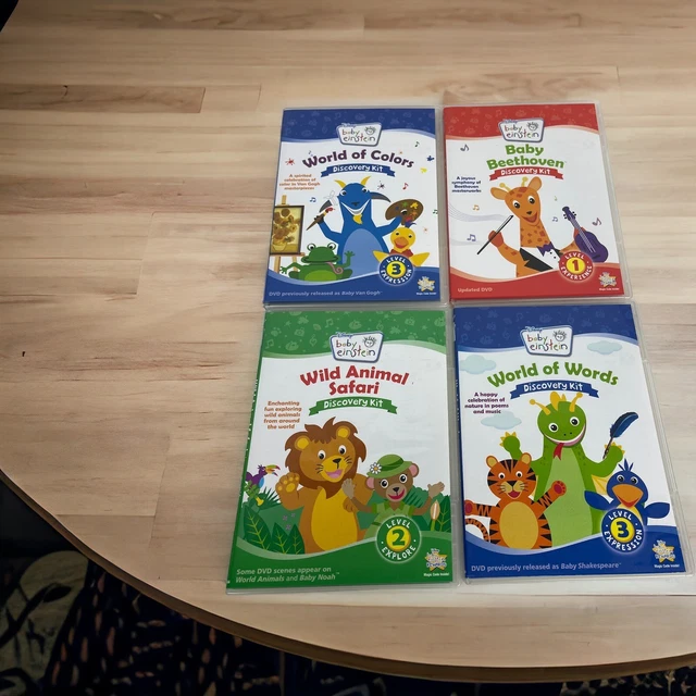 DISNEY BABY EINSTEIN Discovery Kit DVD Lot Of 4 See Description For ...