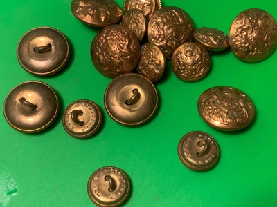 GENERAL SERVICE BRASS buttons,joblot ww1-ww2,British army uniforms ...