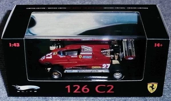 MATTEL ELITE 1/43 Ferrari 126C2 Villeneuve Hotwheels EUR 105,17 - PicClick FR