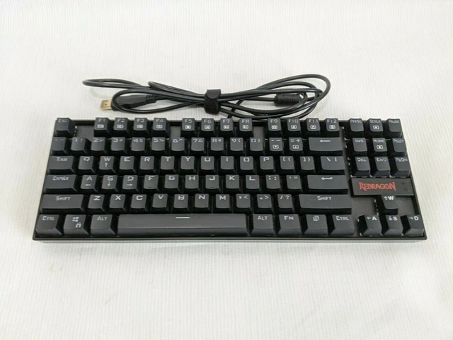 RED DRAGON KUMARA K552-1 Red BLACKLIGHT GAMING Mechanical Keyboard ...