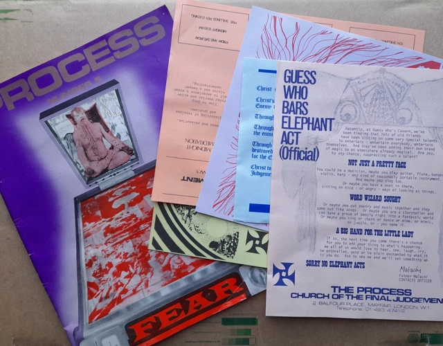 RARE - PROCESS Church Of Final Judgment No.5 The Fear Issue + Bonus ...