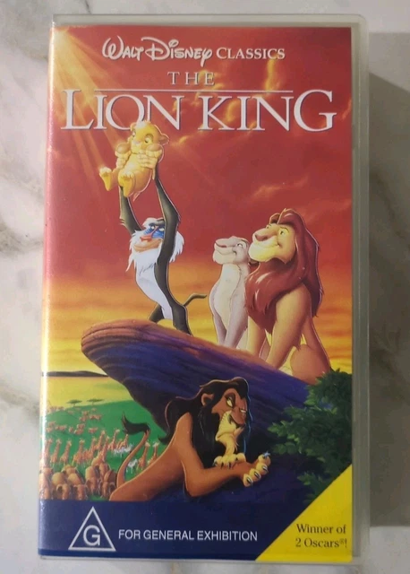 THE LION KING (VHS PAL, 1994) Walt Disney Classics + Free Post ! $12.75 ...