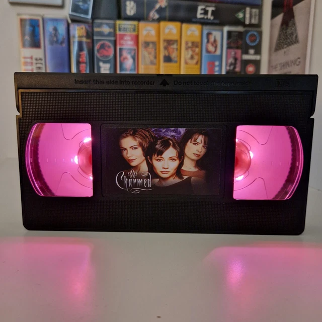 CHARMED TV SHOW LED VHS Video Tape Lamp Birthday Christmas Gift Idea ...