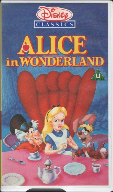 ALICE IN WONDERLAND (1951) (Walt Disney Classics VHS) Musical Fantasy ...