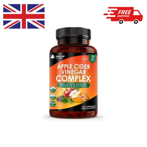 APPLE CIDER VINEGAR Complex - 120 High Strength ACV with Mother, Extra ...