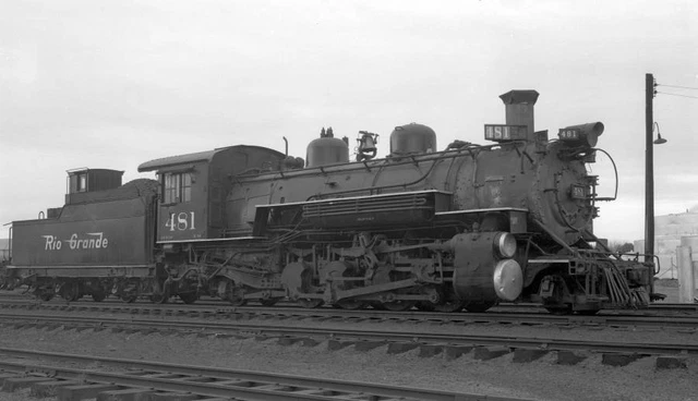 D&RGW DENVER RIO Grande Western Railway Narrow Gauge, No 481 Old Train ...