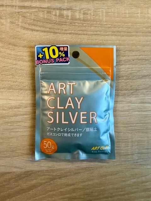 ART CLAY SILVER NEW Formula Precious Metal Clay Silver Clay (PMC) 50g ...
