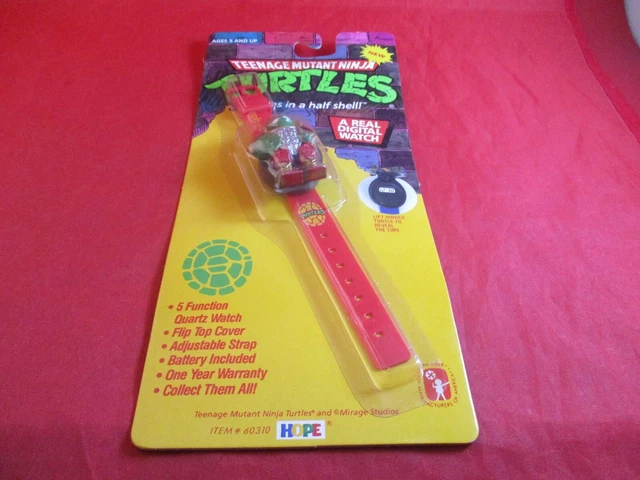 TEENAGE MUTANT NINJA Turtles Raphael Samurai TMNT Wrist Watch Kid's ...