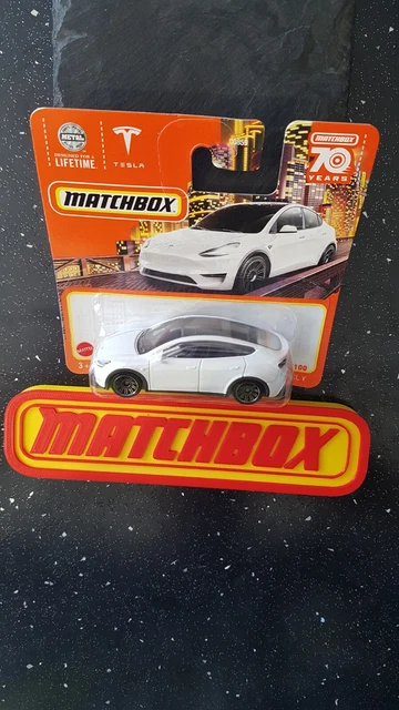 MATCHBOX ~ TESLA Model Y, 89/100, White, 70yrs Ed. More Die Cast Models ...