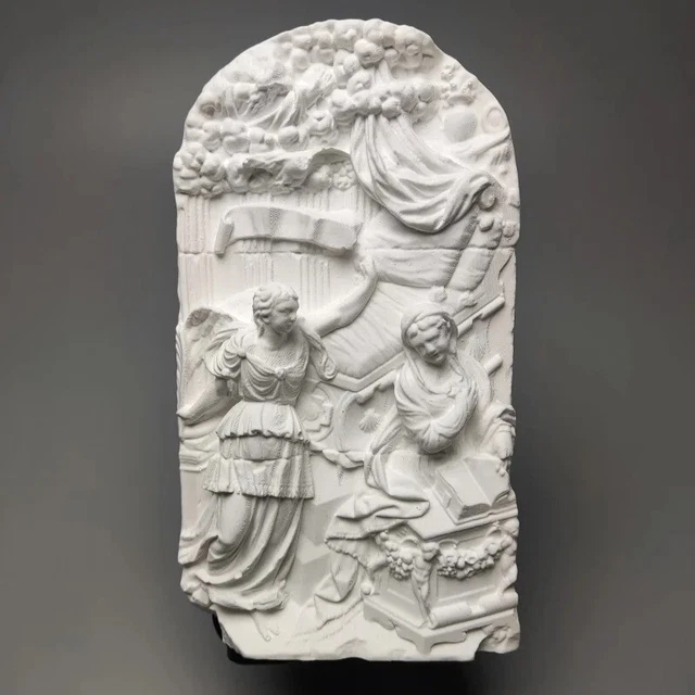 HANDGEFERTIGTE ANTIKE GRIECHISCHE Relief-Skulptur-Tafel, klassische römische ... EUR 127,22 ...