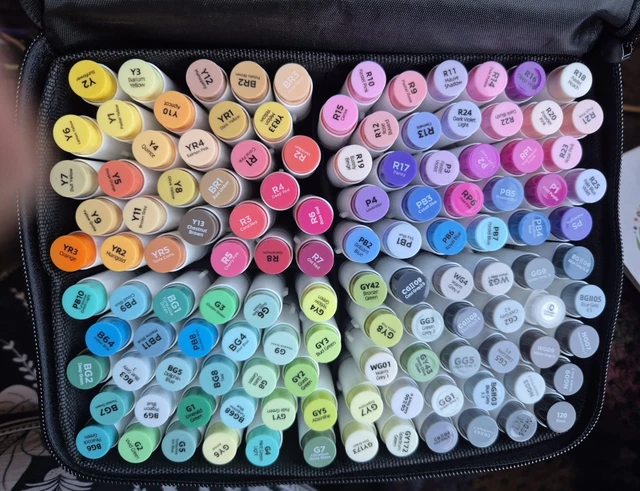 OHUHU HONOLULU B Alcohol Markers 120 Set & 48 Set Marker Pens £85.88 ...