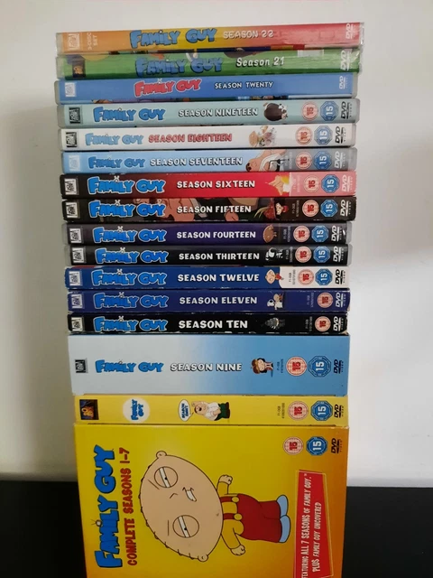 **RARE** FAMILY GUY Seasons 1 To 22 Series DVD Boxsets Bundle Job lot £ ...