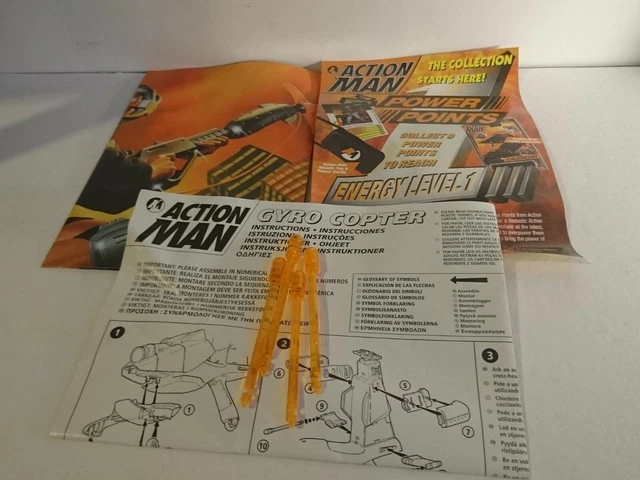 ACTION MAN GYROCOPTER missiles et inserts de boîte EUR 8,22 - PicClick FR