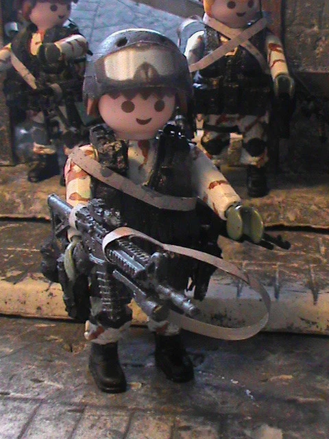 PLAYMOBIL CUSTOM US Delta Force (Mogadiscio) (Somalie-1993) Ref-0255 ...