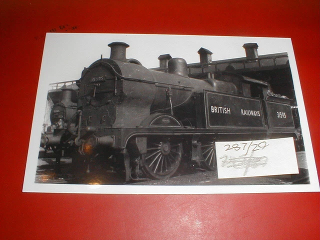 LOCO PHOTO SECR SR BR 0-6-4T CLASS J No 31595 £1.50 - PicClick UK
